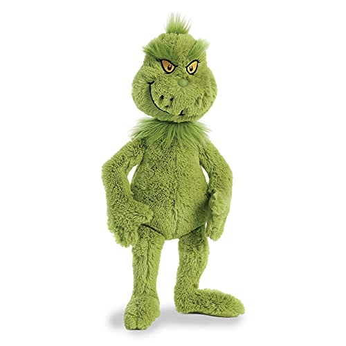 Aurora® Whimsical Dr. Seuss™ Grinch Stuffed Animal - Magical Storytelling - Officially Licensed - Green 16 Inches