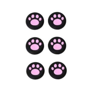 ostent 6 x colorful analog joystick button protector for xbox one controller - color pink