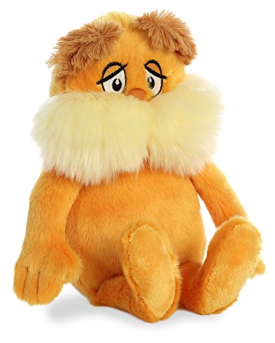 Aurora® Whimsical Dr. Seuss™ The Lorax Stuffed Animal - Magical Storytelling - Officially Licensed - Orange 12 Inches