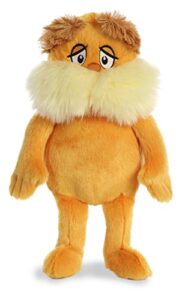 aurora® whimsical dr. seuss™ the lorax stuffed animal - magical storytelling - officially licensed - orange 12 inches