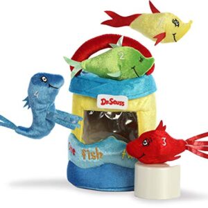 Aurora® Whimsical Dr. Seuss™ Dr. Seuss Fish Playset Stuffed Animal - Magical Storytelling - Literary Inspiration - Multicolor 8 Inches