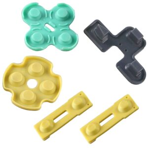 ostent conductive rubber contact pad button d-pad for sony ps2 controller - pack of 10