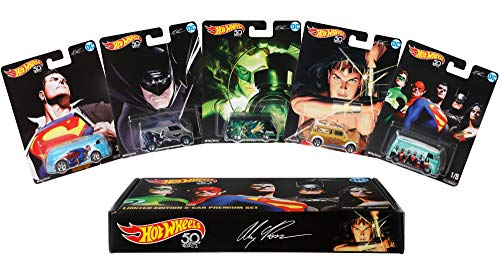 Hot Wheels Alex Ross Limited Edition Collector 5 Pack, Multicolor