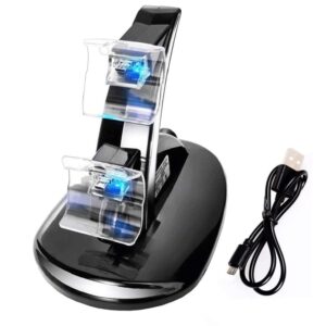 ostent led light dual charging dock station charger for xbox one controller