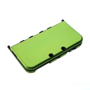 ostent hard aluminum case cover skin protector for nintendo new 3ds ll/xl console - color green