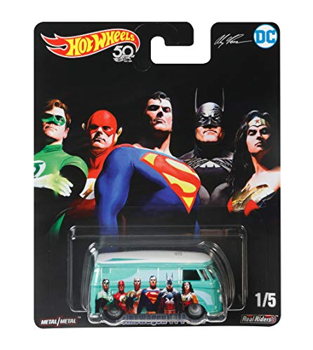 Hot Wheels Alex Ross Limited Edition Collector 5 Pack, Multicolor