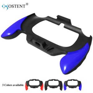 OSTENT Flexible Joypad Bracket Holder Hand Handle Grip for Sony PlayStation PS Vita PSV PCH-2000 Color Blue