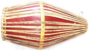 vrindavanbazaar.com brown fiber mridangam with cloth cover