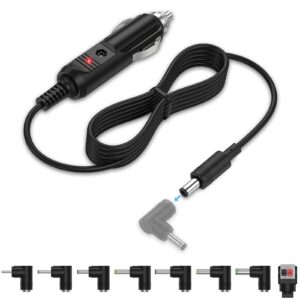 12v car charger for portable dvd player, universal car cigarette lighter power cord for dbpower, sylvania, rca dvd player, snailax seat cushion, spectra s1 s2 breast pump adapter supply 6.6ft