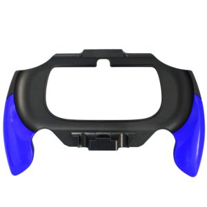 ostent flexible joypad bracket holder hand handle grip for sony playstation ps vita psv pch-2000 color blue