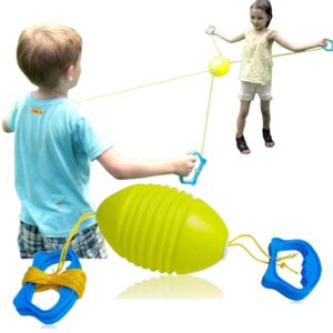 bohs pull shuttle ball game - keep fitness in fun - for 2 players indoor and outdoor sports toys