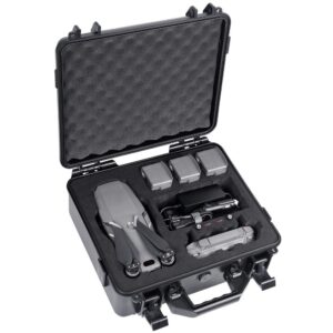 smatree 13.4l hard carrying case compatible for dji mavic 2 pro/mavic 2 zoom fly more combo(upgrade edition), waterproof hard case for dji mavic 2 pro/zoom and accessorie(not fit for smart controller)