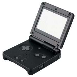 ostent full housing shell case cover replacement for nintendo gba sp gameboy advance sp - color black