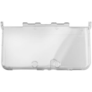 ostent hard crystal case clear skin cover for nintendo new 3ds console