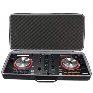 co2crea hard case replacment for numark mixtrack pro 3 / platinum fx dj controller