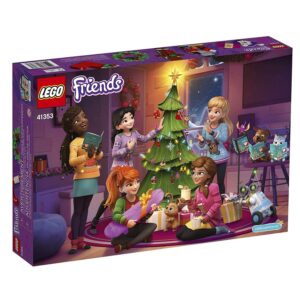 lego friends advent calendar 41353, new 2018 edition, small building toys, christmas countdown calendar for kids (500 pieces)