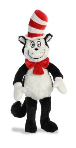 aurora® whimsical dr. seuss™ cat in the hat stuffed animal - magical storytelling - officially licensed - multicolor 18 inches