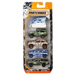 matchbox 2017 camo trucks hummer ford 5 pack