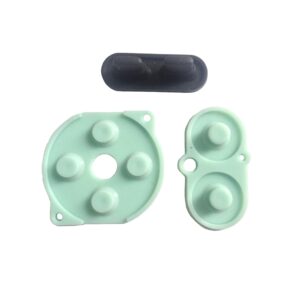 ostent conductive rubber contact pad button d-pad repair for nintendo gbc console - pack of 10