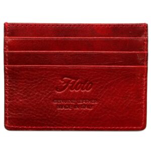 floto venezia full grain leather credit card slim wallet