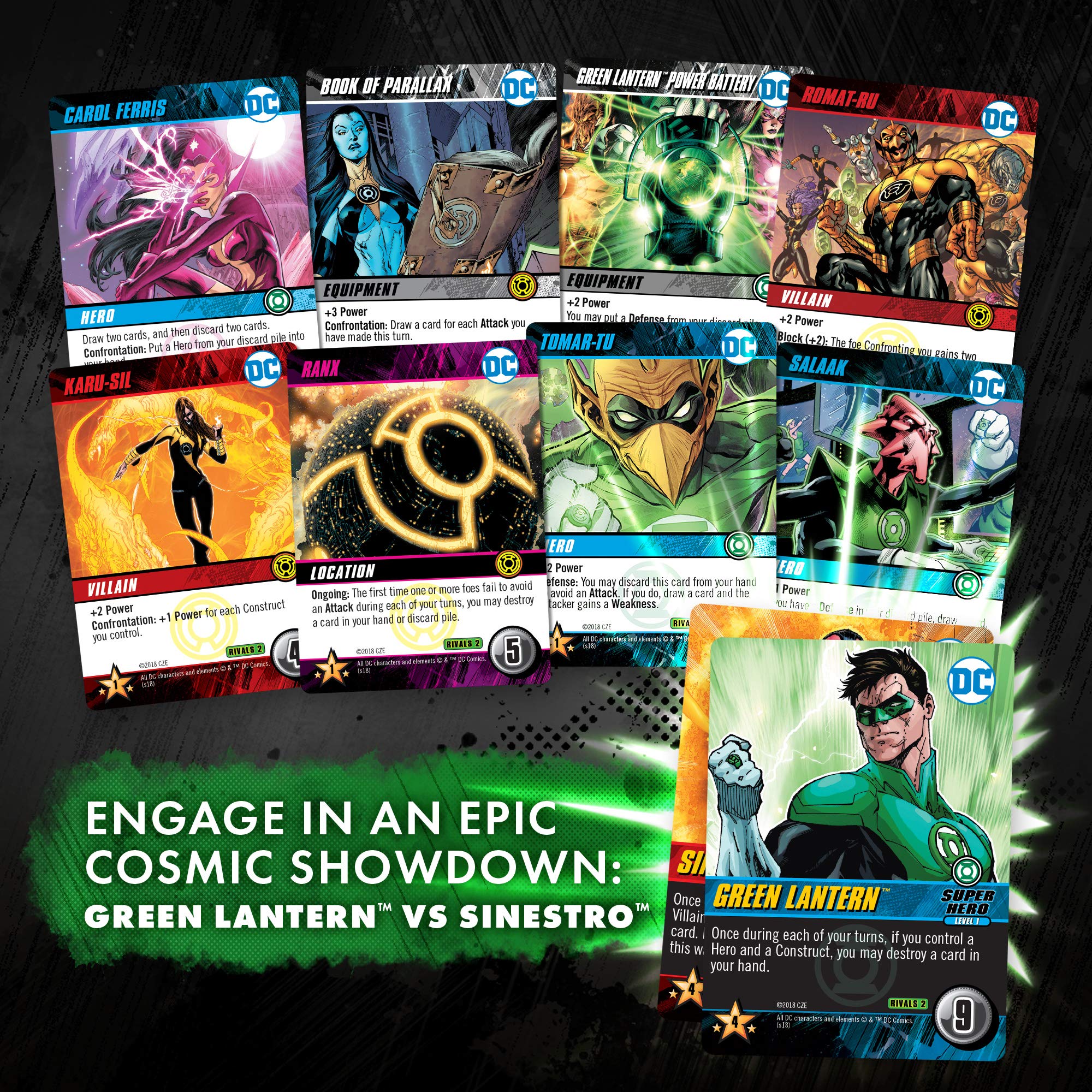 Cryptozoic Entertainment DC Deck Building Game Rivals - Green Lantern vs Sinestro