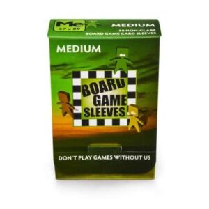 Arcane Tinmen Medium Non-Glare Board Game Card Sleeves – 57mm x 89mm – Bundle of 2 – 100 Sleeves Total