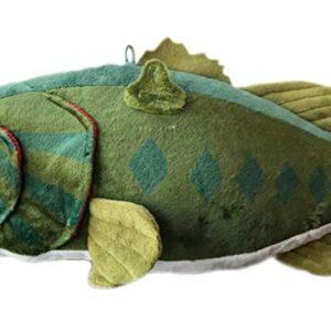 ADORE 17" Cranky the Largemouth Bass Fish Stuffed Animal Plush Walltoy Wall Mount