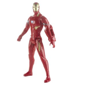 avengers marvel endgame titan hero series iron man 12"-scale super hero action figure toy with titan hero power fx port