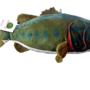 ADORE 17" Cranky the Largemouth Bass Fish Stuffed Animal Plush Walltoy Wall Mount