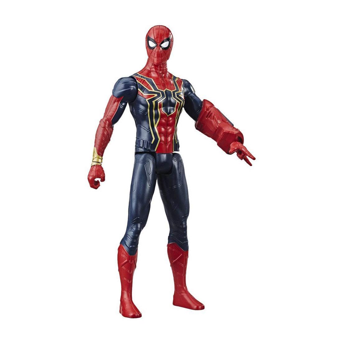 Avengers Marvel Titan Hero Series Iron Spider 12"-Scale Super Hero Action Figure with Titan Hero Power Fx Port