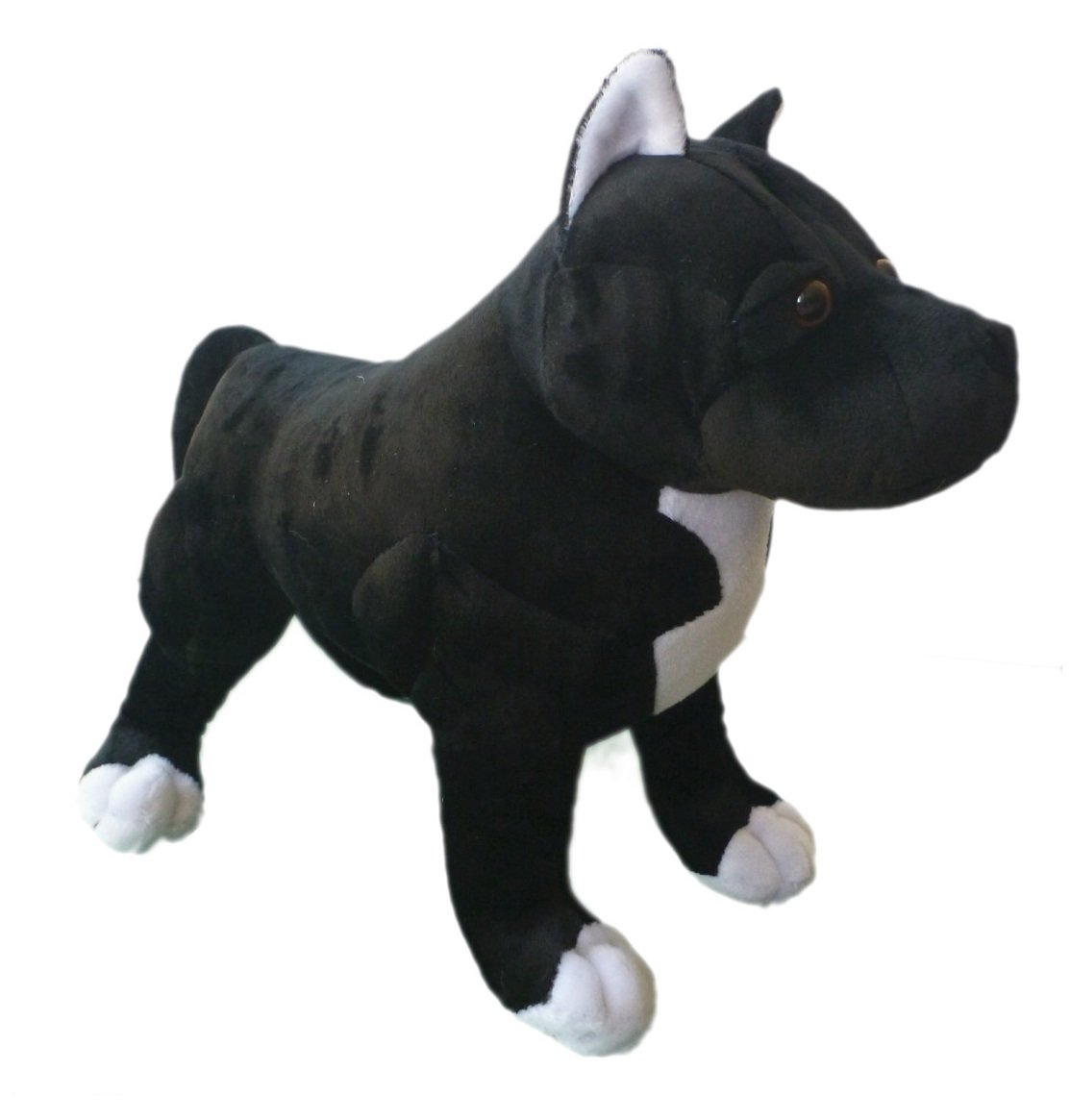 Adore 13" Chance The Pit Bull Dog Stuffed Animal Plush Toy