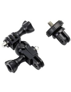 rotation ball joint mount extension accessories with 1/4 thread for gopro hero 9/8/7/6/5/4/3+/3/2/1