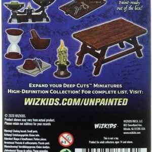 WizKids Deep Cuts Unpainted Miniatures Terrain: Wave 5: Workbench & Tools