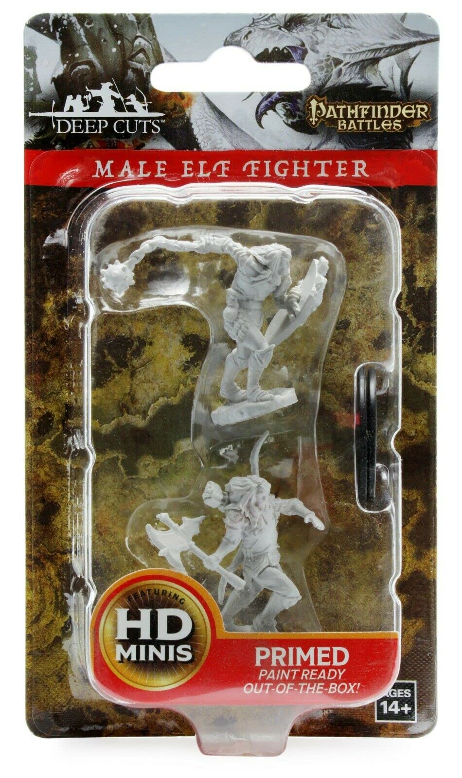 Pathfinder Deep Cuts Unpainted Miniatures: Wave 6: Elf Male Fighter