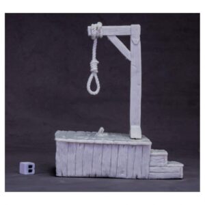 reaper hangmans gibbet miniature 25mm heroic scale dark heaven bones miniatures