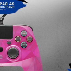 snakebyte GamePad S Wired (Bubblegum Camo) - compatible with PS4