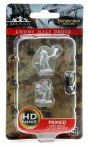 pathfinder deep cuts unpainted miniatures: wave 5: gnome male druid