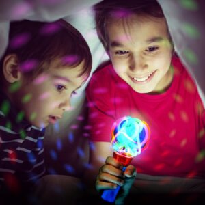 ArtCreativity Light Up Spinning Wand for Kids – LED Spinning Light Up Toy with Flashing Lights – Fun Light Spinner Toy for Parties, Birthdays, Classroom Prizes, and Gifts – Batteries Included