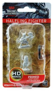 neca d&d nolzurs marvelous unpainted miniatures: wave 6: female halfing fighter