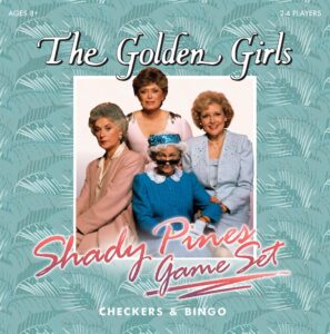 usaopoly golden girls checkers & bingo set