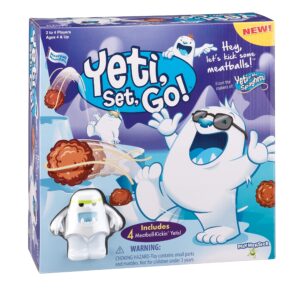 playmonster yeti, set, go! skill & action kids game