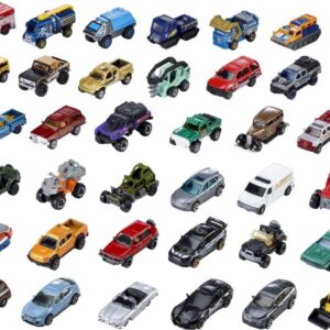 Matchbox Cars, 50-Pack Toy Cars, Construction or Garbage Trucks, Rescue Vehicles or Airplanes in 1:64 Scale (Styles May Vary)