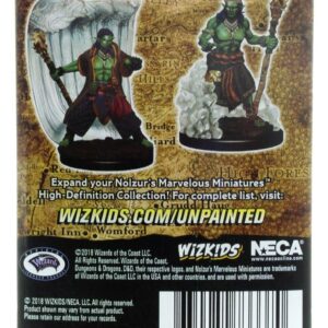 WizKids D&D Nolzurs Marvelous Unpainted Miniatures: Wave 5: Water Genasi Male Druid