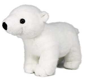 ice king bear lifelike baby polar bear stuffed animal - plush toy - 9 inches length