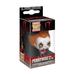 Funko Pop Keychain: Horror It - Pennywise with Balloon Collectible Figure, Multicolor