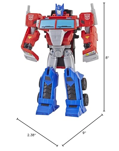 Transformers E3639 Cyberverse Action Attackers: Ultra Class Optimus Prime Action Figure Toy