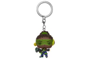 funko pop keychain: overwatch - lucio collectible figure, multicolor