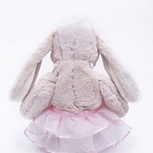 DILLY DUDU Ballerina/Ballet Bunny Plush Toy Stuffed Animal Rabbit Doll 10-inch(Pink)