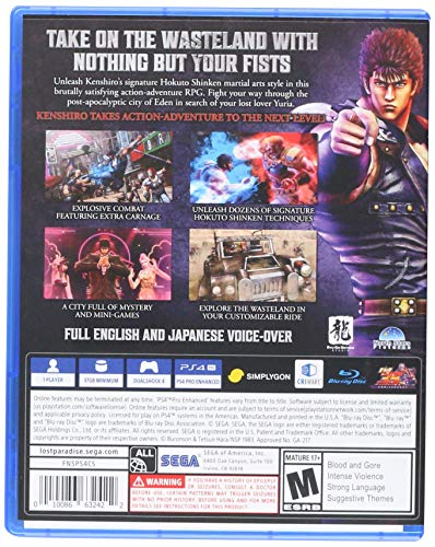 Fist of The North Star: Lost Paradise - PlayStation 4