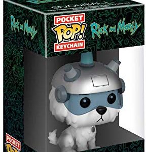 Funko Pop Keychain: Rick & Morty - Snowball Collectible Figure, Multicolor